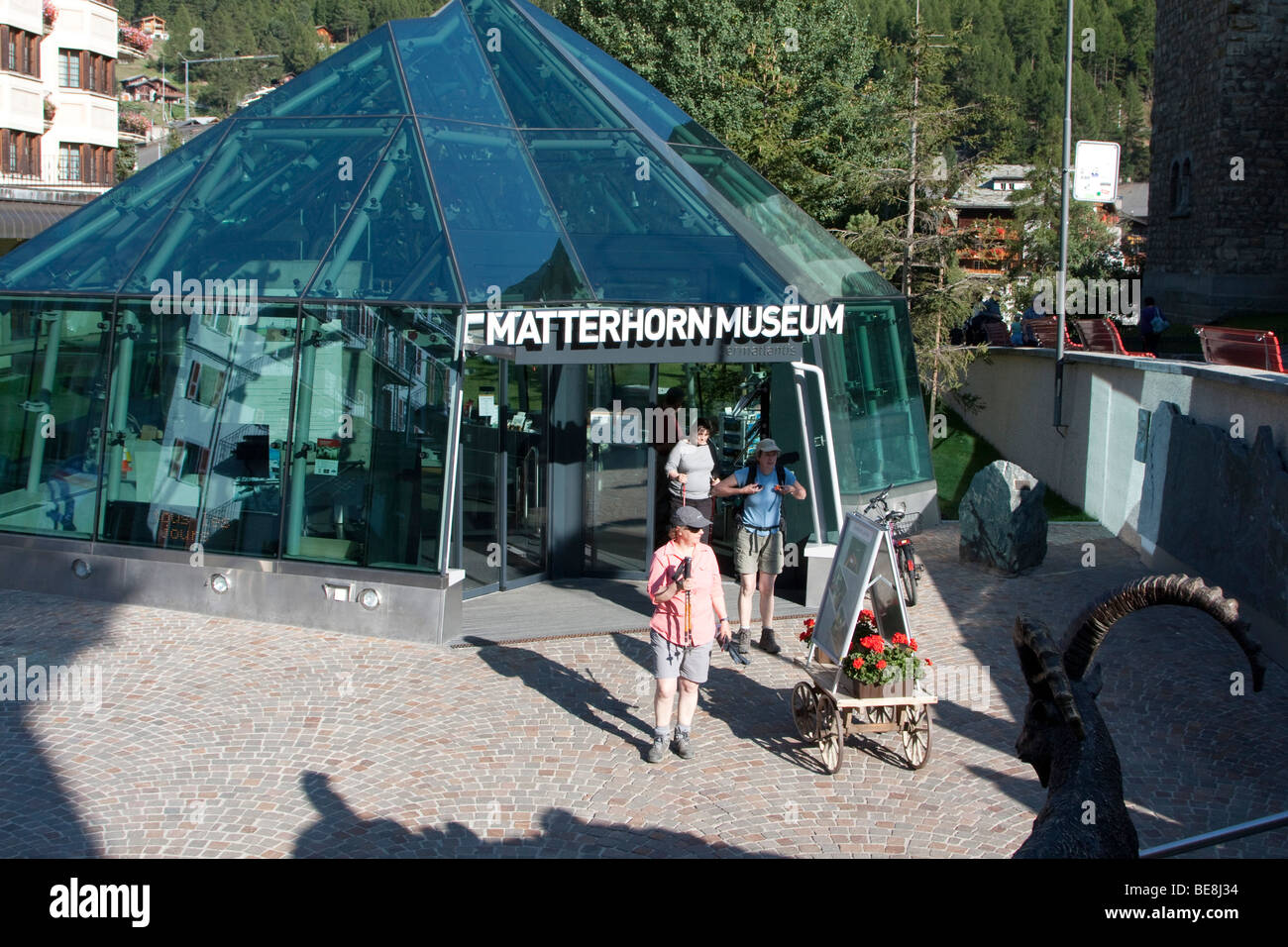 matterhorn museum entrance Zermatt switzerland europe Stock Photo - Alamy