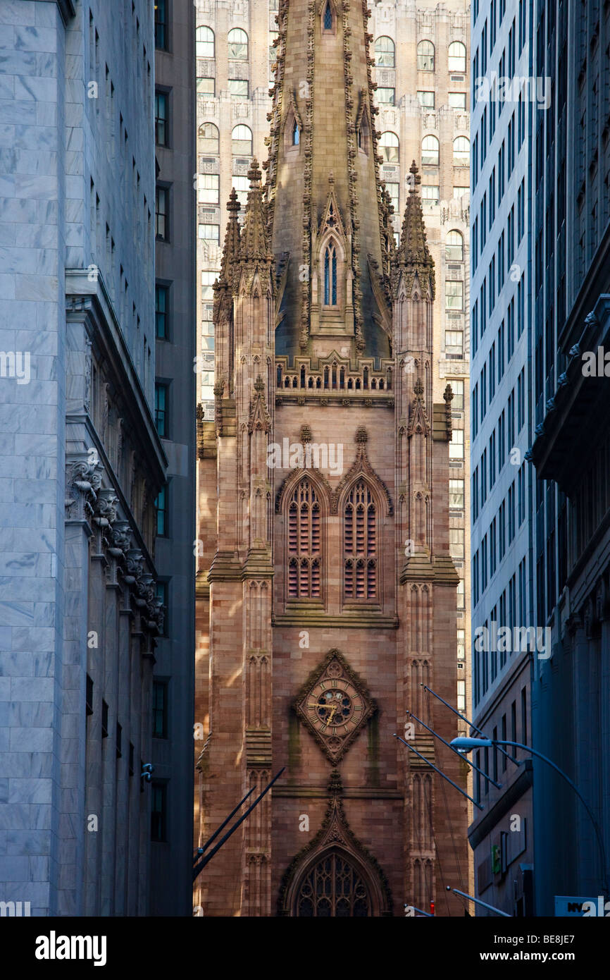 Trinity church new york city hi-res stock photography and images - Alamy