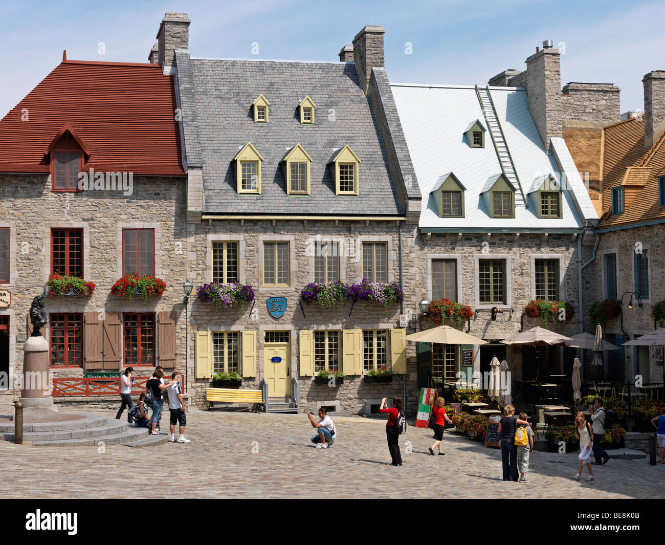 Canada Quebec Quebec City,Lower Town, Petit Champlain Stock Photo - Alamy