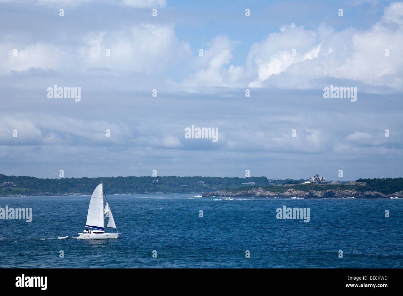 Sailing on Narragansett Bay in Newport, Rhode Island Stock Photo - Alamy