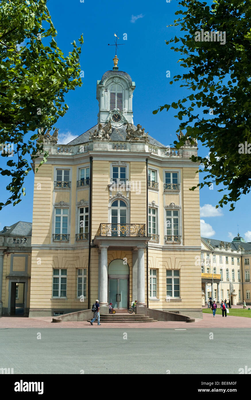Karlsruhe Palace, west wing, Baden State Museum since 1921, Karlsruhe ...