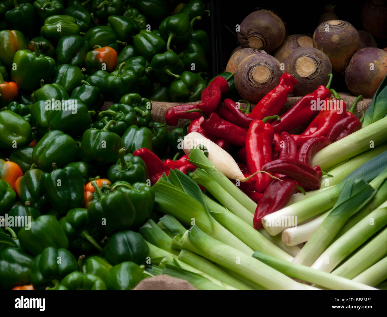 Fresh market vegetables Stock Photo - Alamy