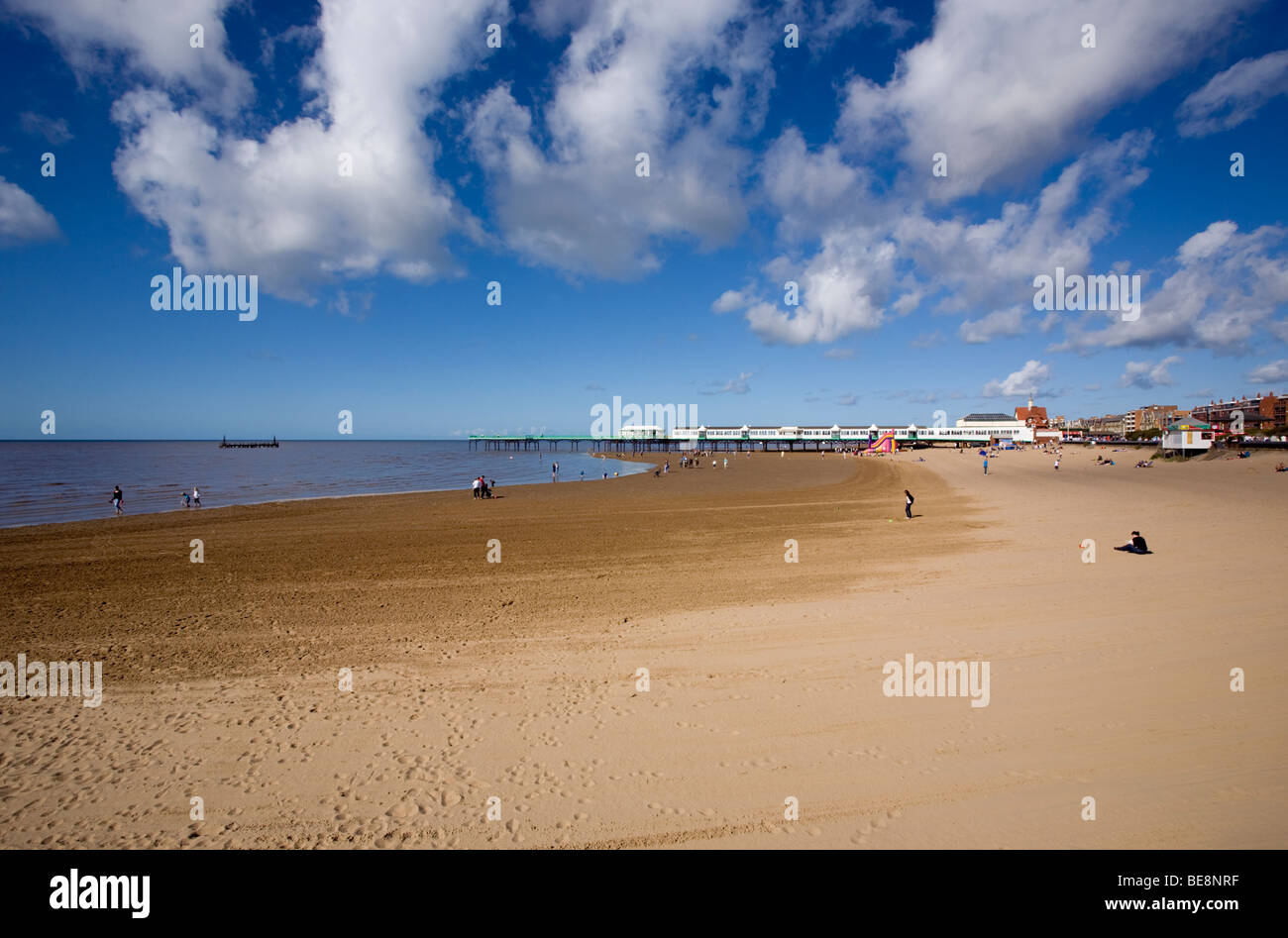 Lytham St Annes Beach Stock Photo - Alamy