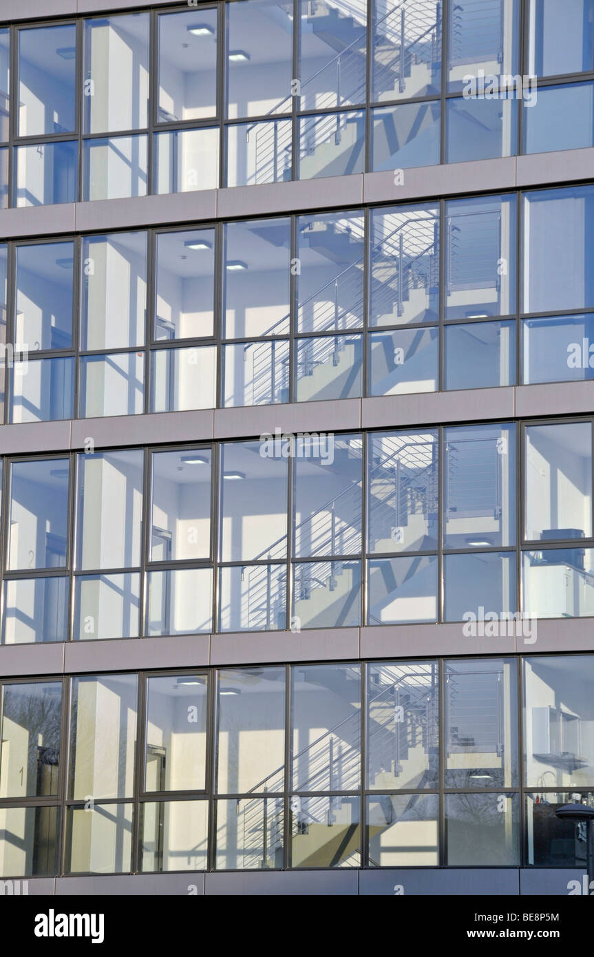 Office building RheinArtOffice in the Rheinauhafen district, Microsoft ...