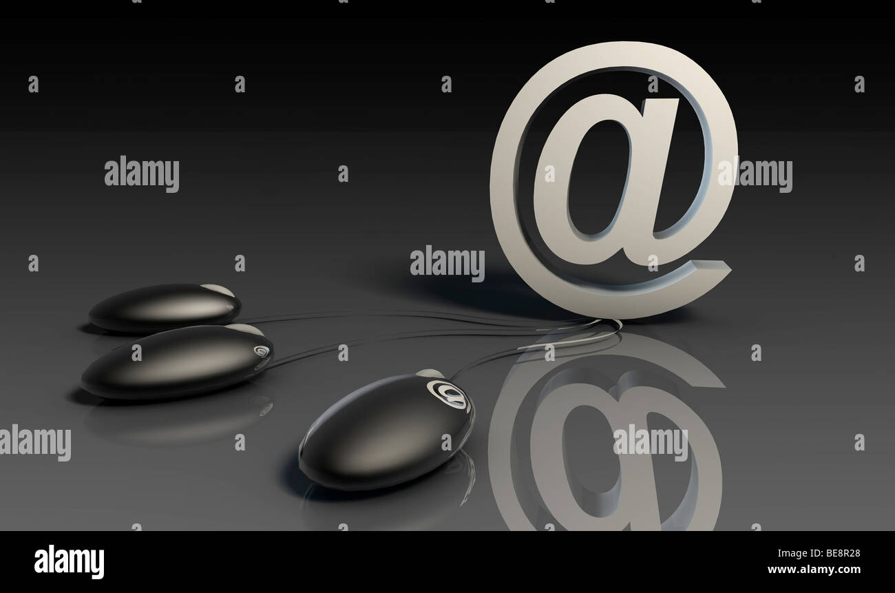 Corporate Account in 3d With Multiple Users Stock Photo - Alamy