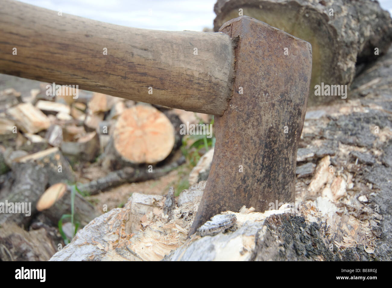 Axe Wood High Resolution Stock Photography and Images - Alamy