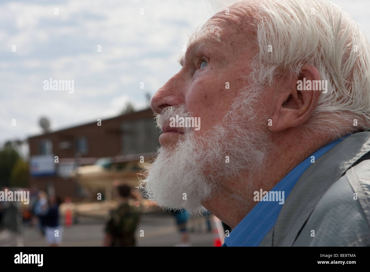 Environmentalist Martin Litton, September, 2009. Palo Alto airport ...