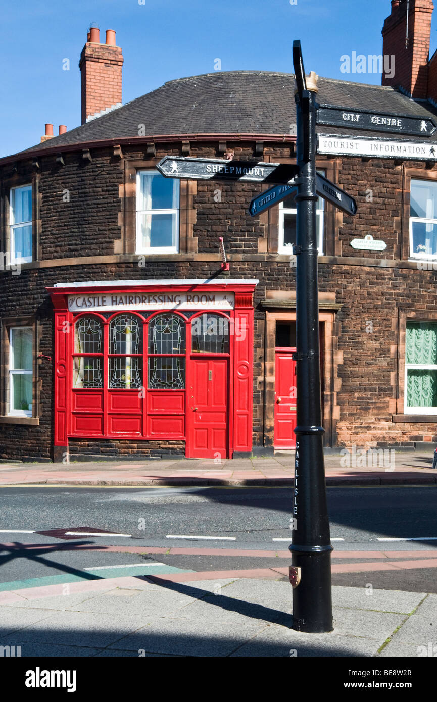 Traditional english barbers shop in hi-res stock photography and images ...