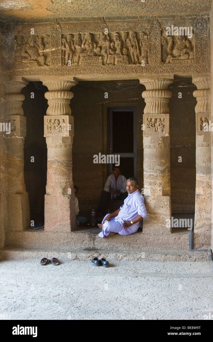 Person in a cave hi-res stock photography and images - Alamy