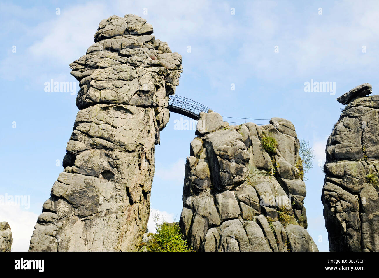 Externsteine sandstone rock formation, nature reserve, Horn Bad ...