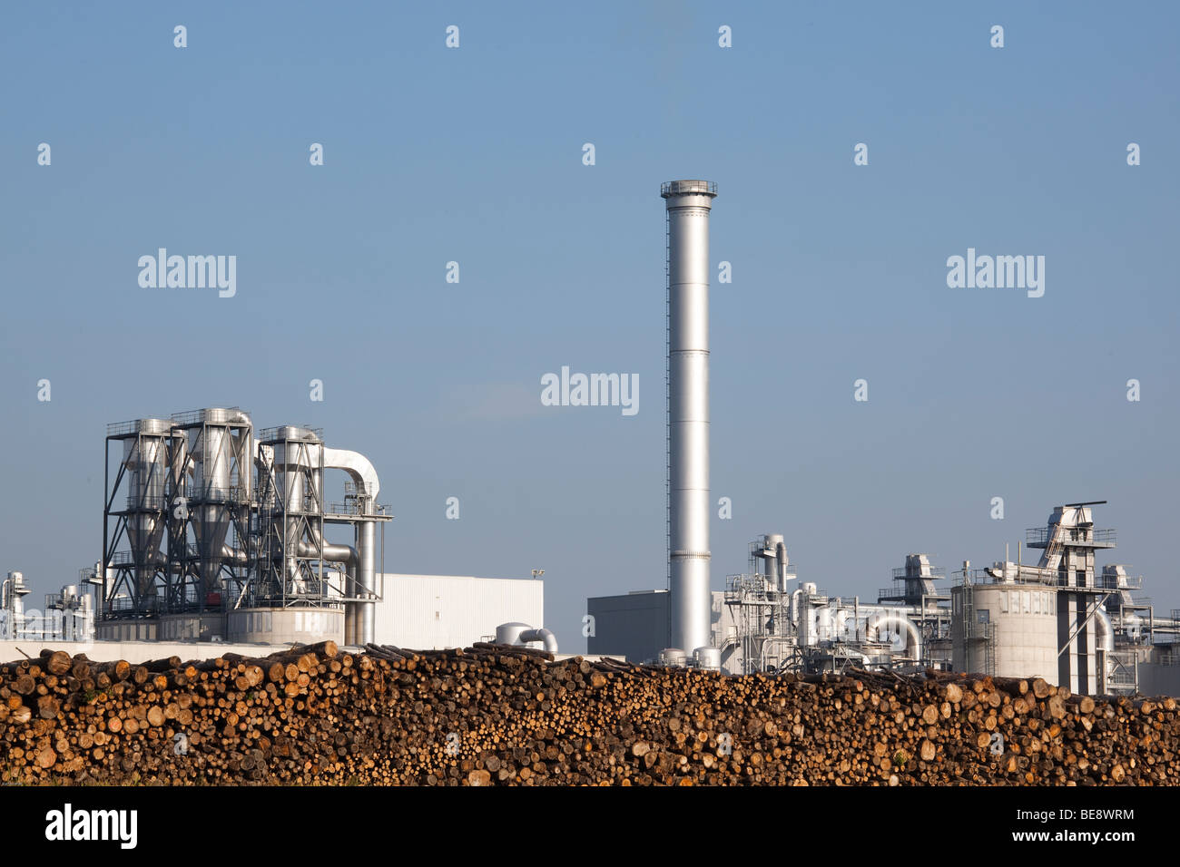 Wood processing industrial plant Stock Photo - Alamy