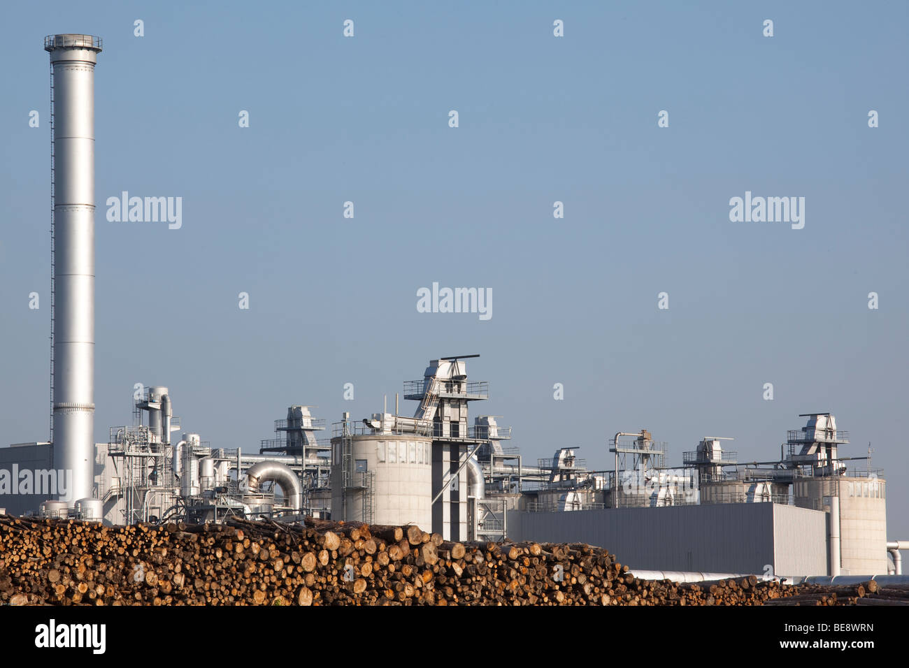 Wood processing industrial plant Stock Photo - Alamy