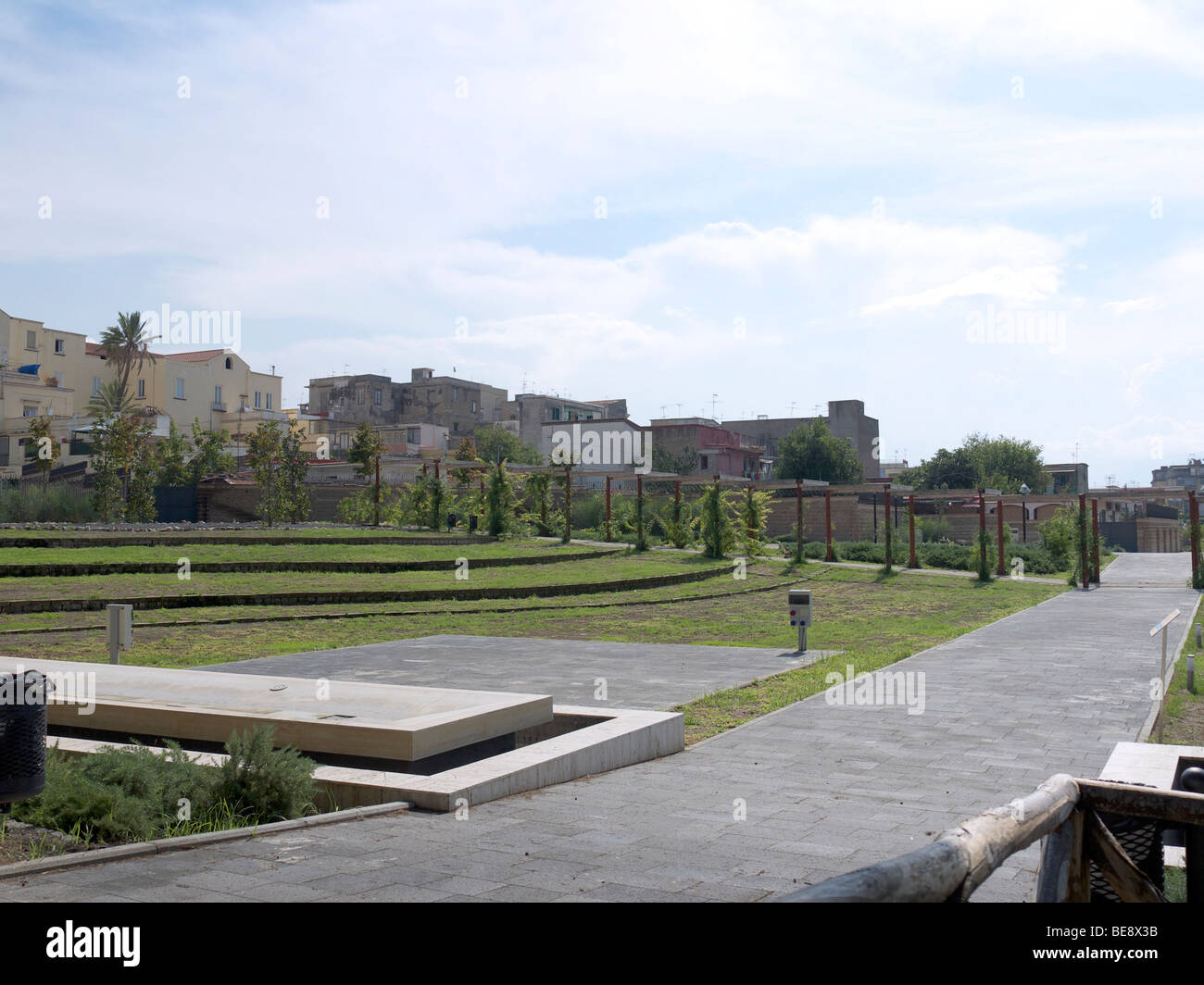 The Buried Roman City of Herculaneum near Naples in Southern Italy ...