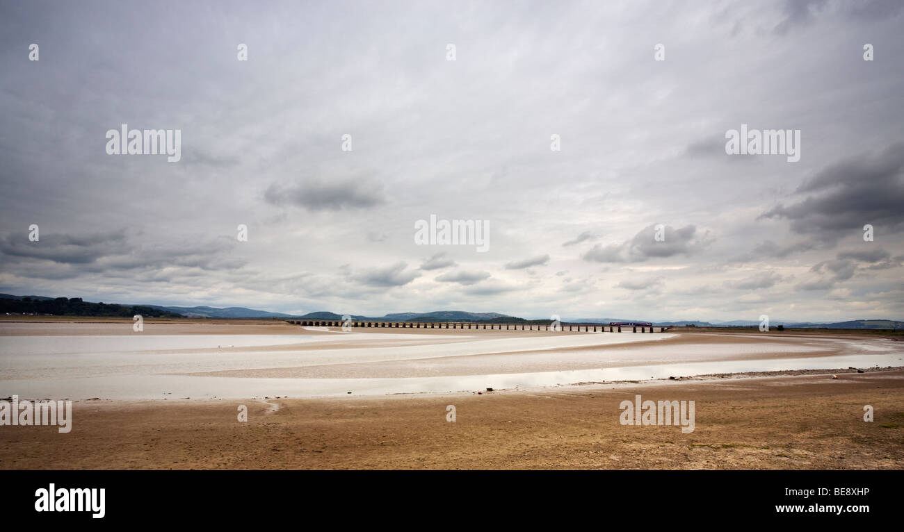 Arnside Railway Bridge Estuary High Resolution Stock Photography and ...