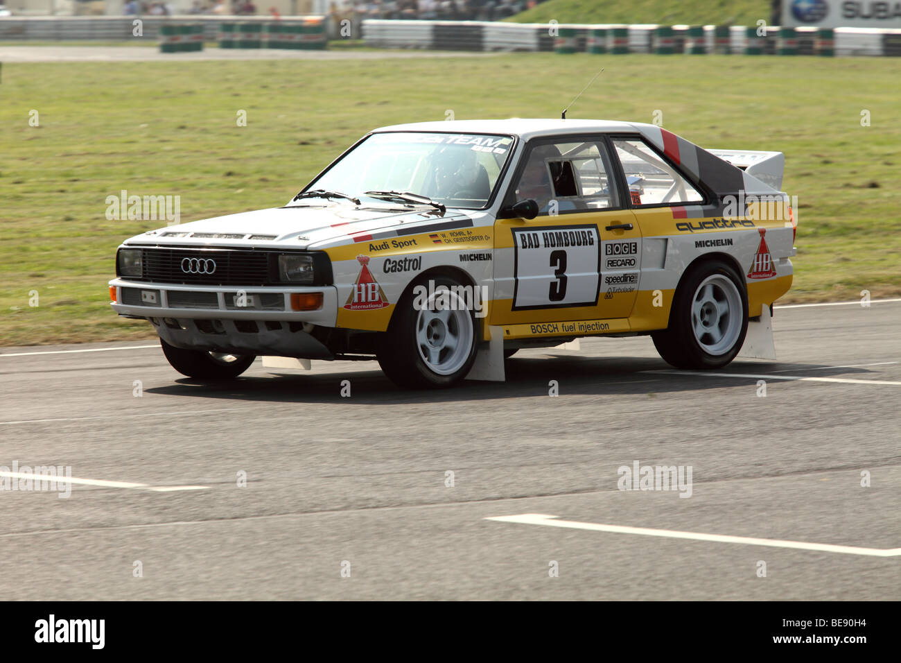 Castle Coombe Rally Day 2009 - Stig Blomqvist in Audi A2 Quattro Stock ...