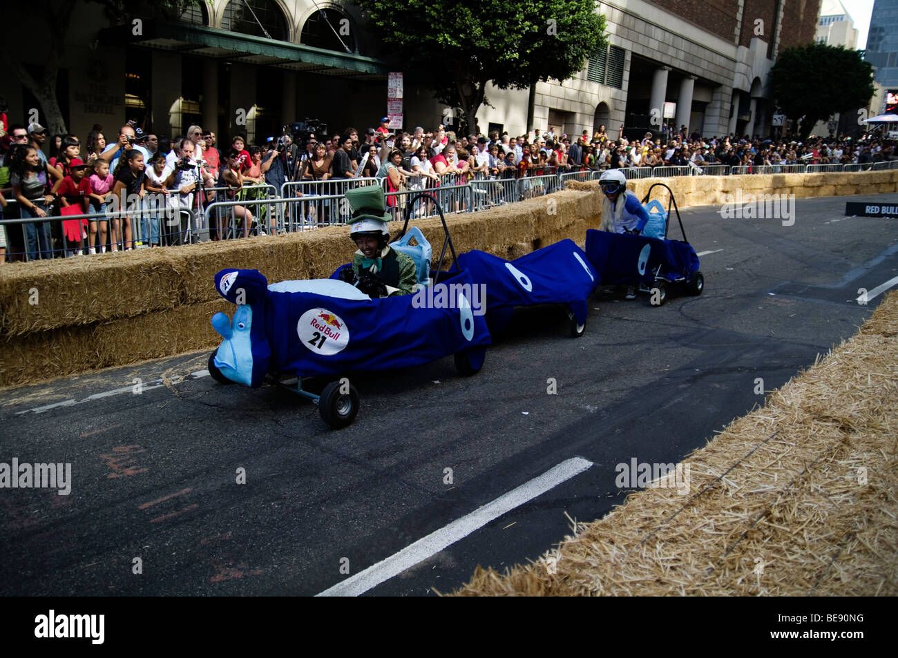 Team Wonderland Adventures competes at the Red Bull Soap Box Derby in ...