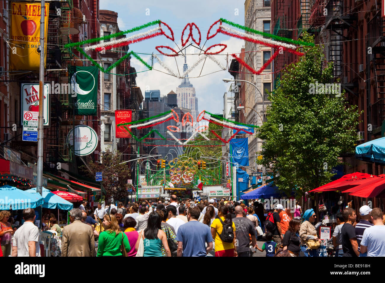 Little Italy in New York City Stock Photo - Alamy