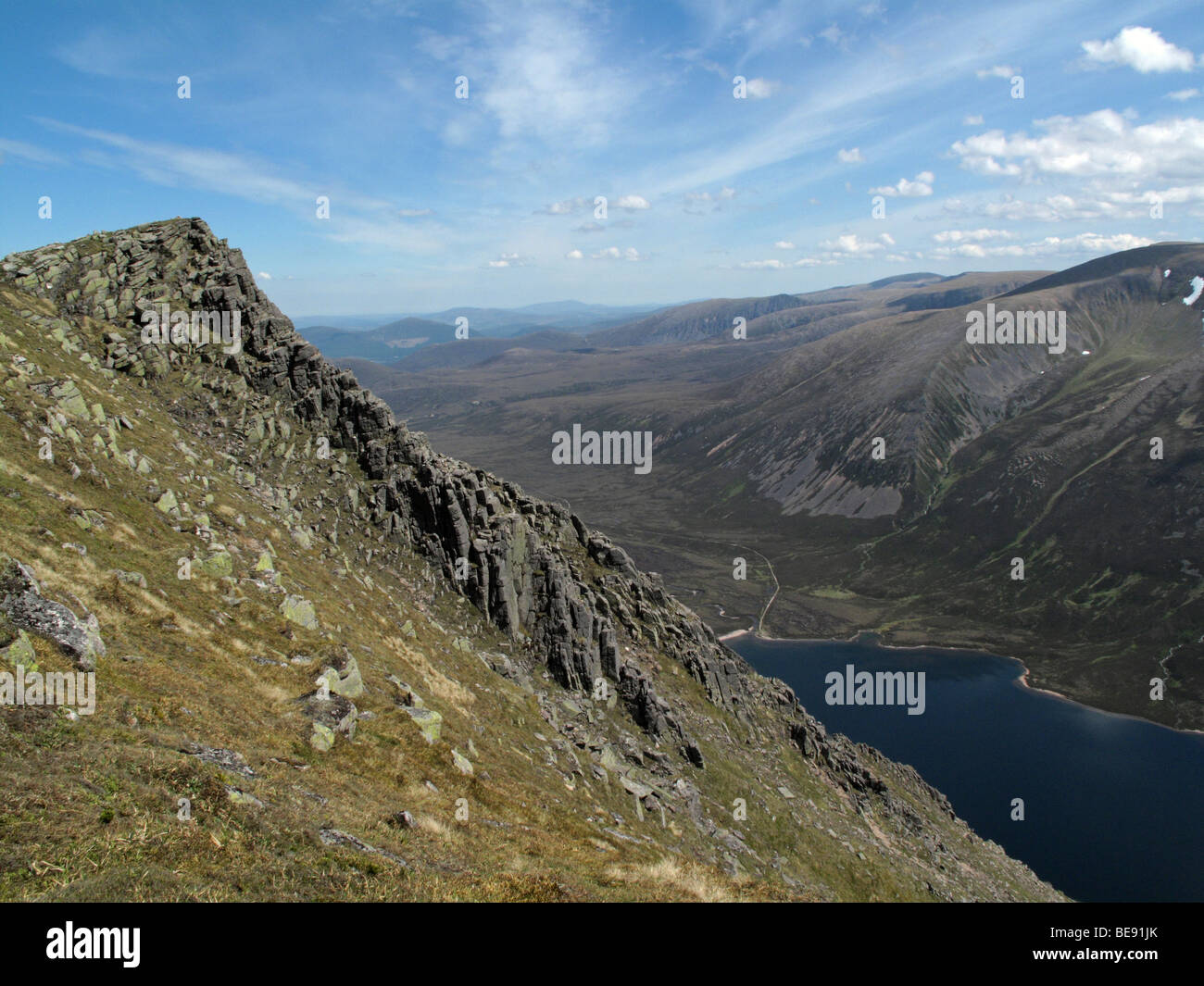 The summit of Sgor Gaoith above Loch Einich Stock Photo - Alamy