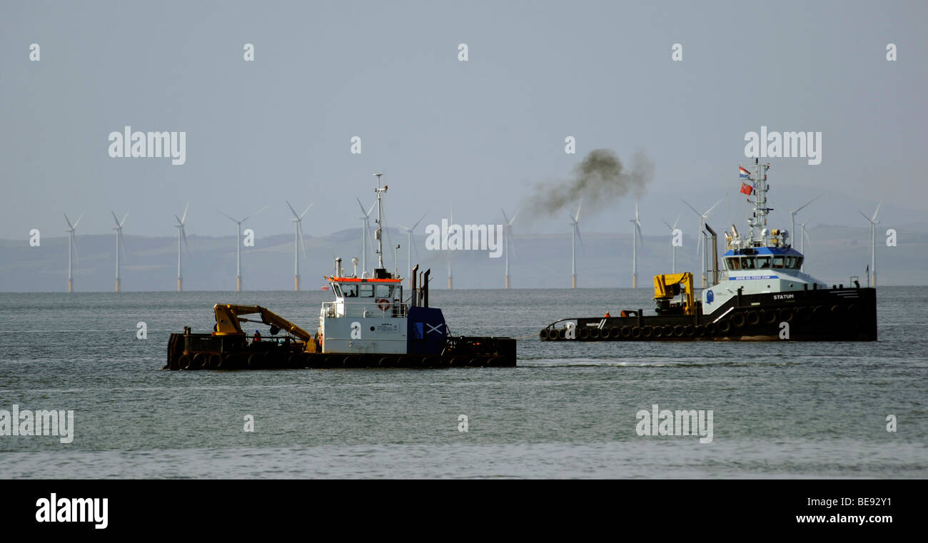 Robin rigg windfarm hi-res stock photography and images - Alamy