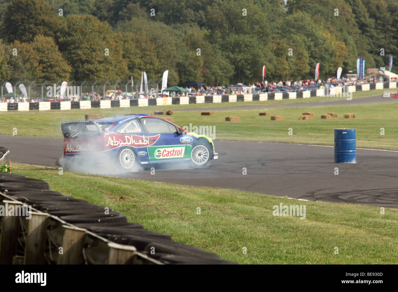 Castle Coombe Rally Day 2009 - wrc driver Mathew Wilson Stock Photo - Alamy