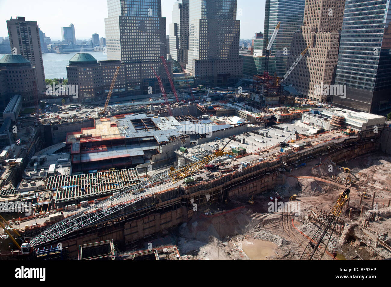 World Trade Center Construction Site in New York City Stock Photo - Alamy