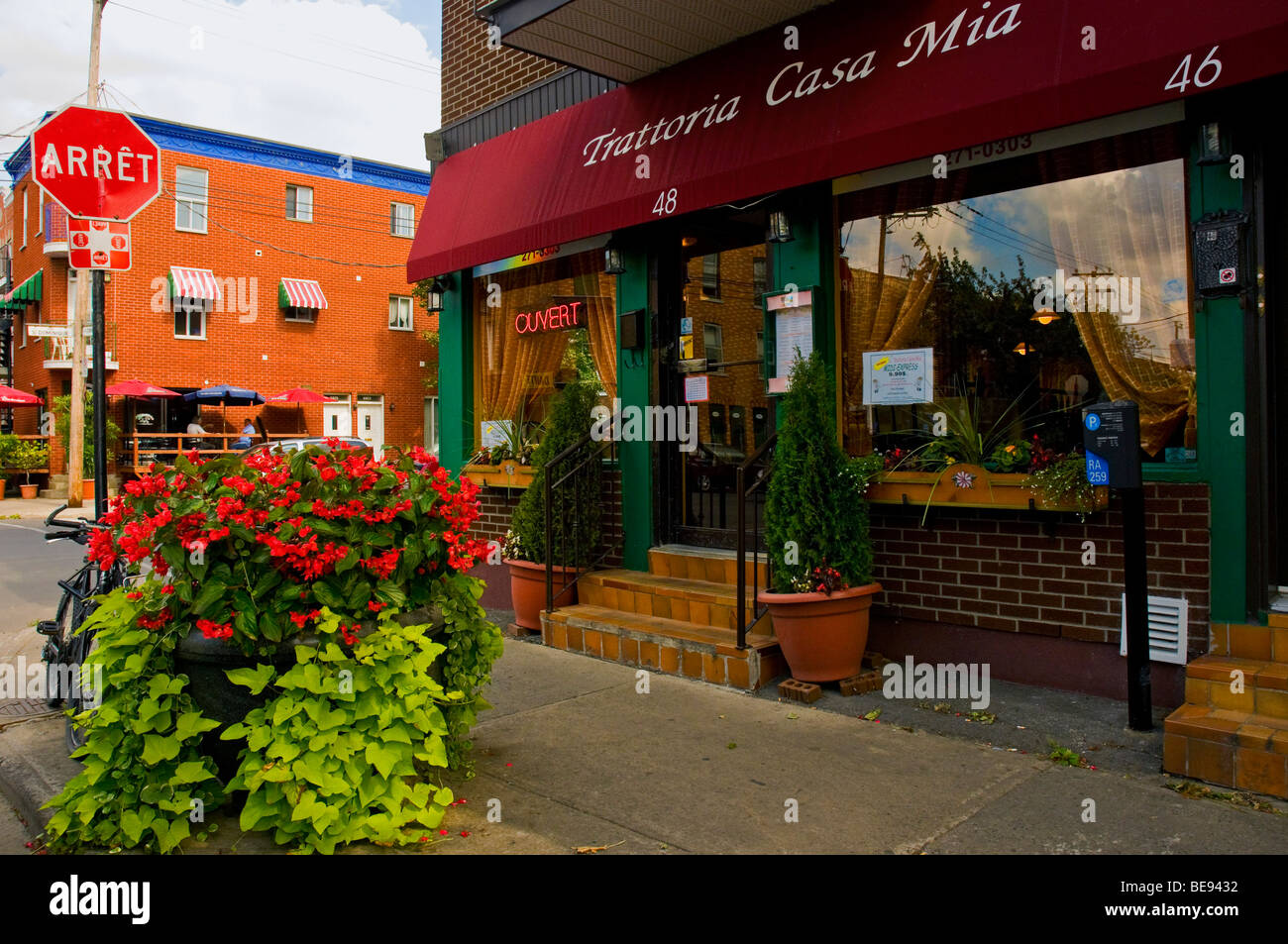 Little Italy Montreal Canada Stock Photo - Alamy