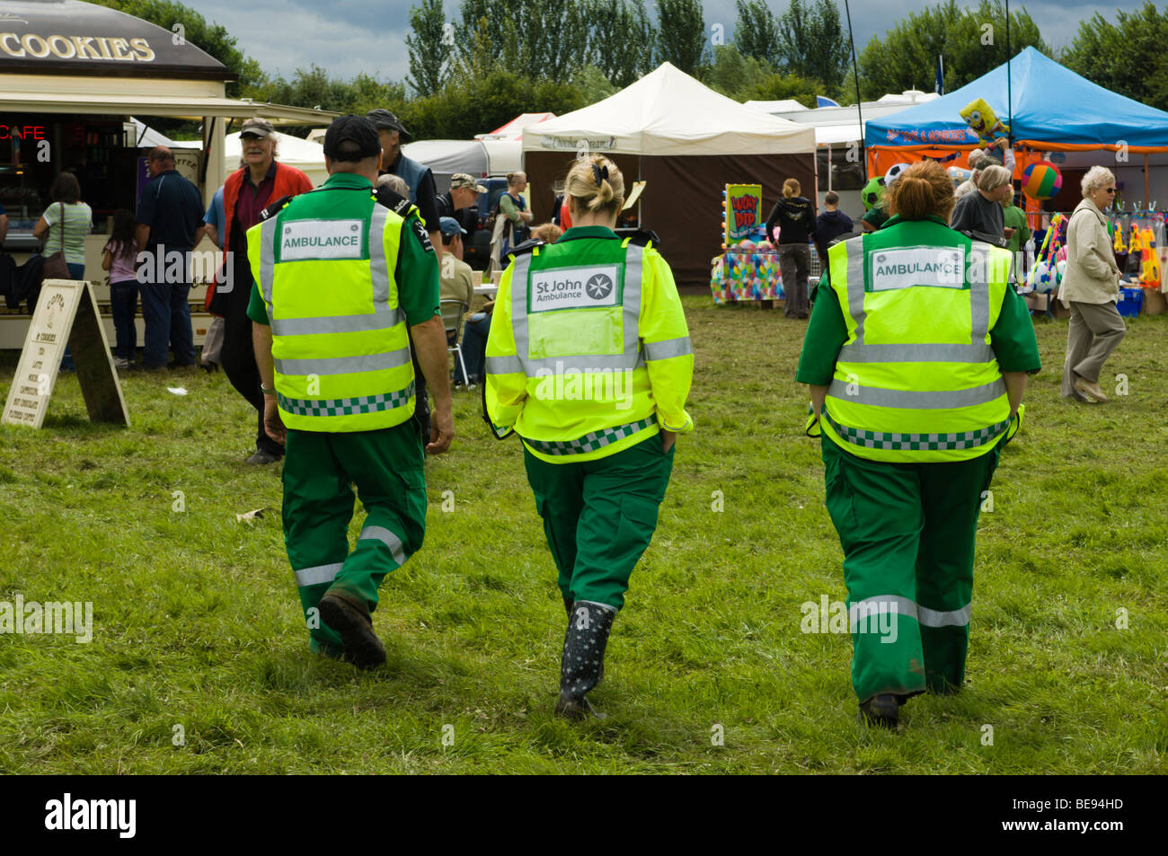 Paramedics at a country festival Stock Photo - Alamy