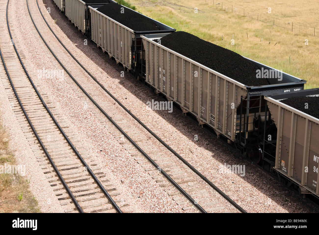 Coal transportation by rail hi-res stock photography and images - Alamy