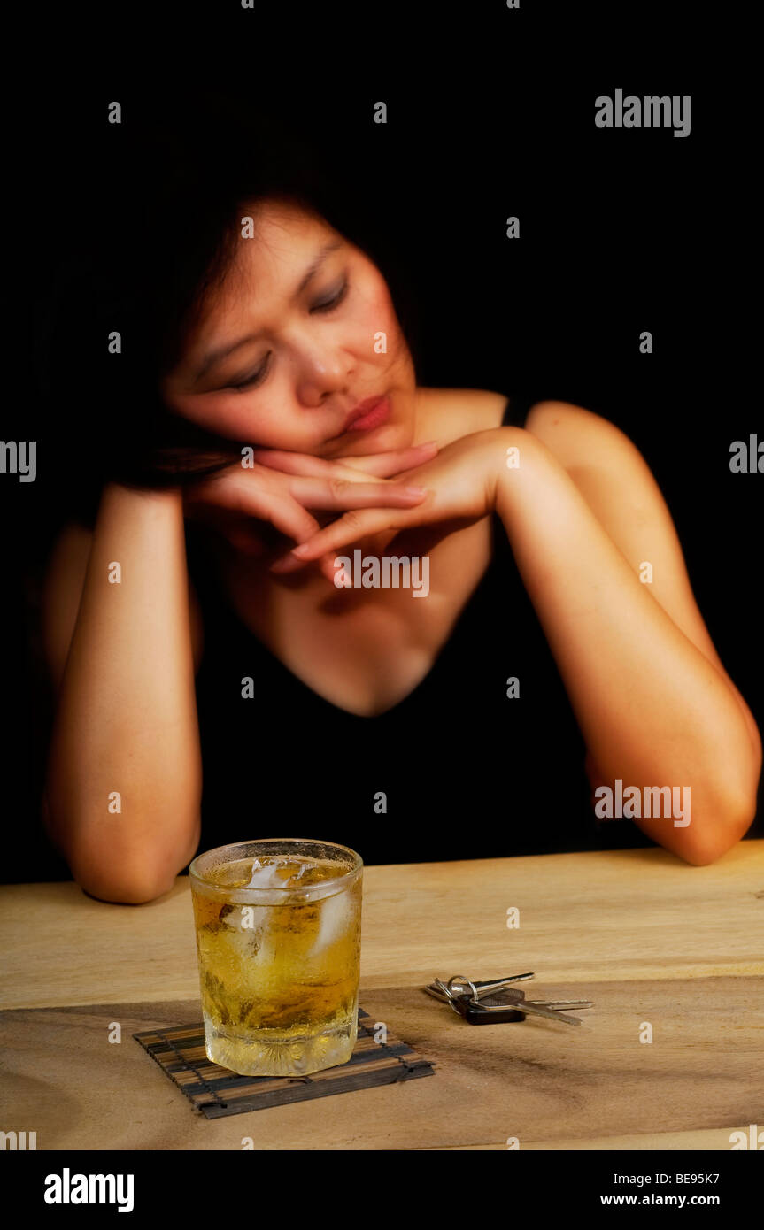 Drunk woman hi-res stock photography and images - Alamy