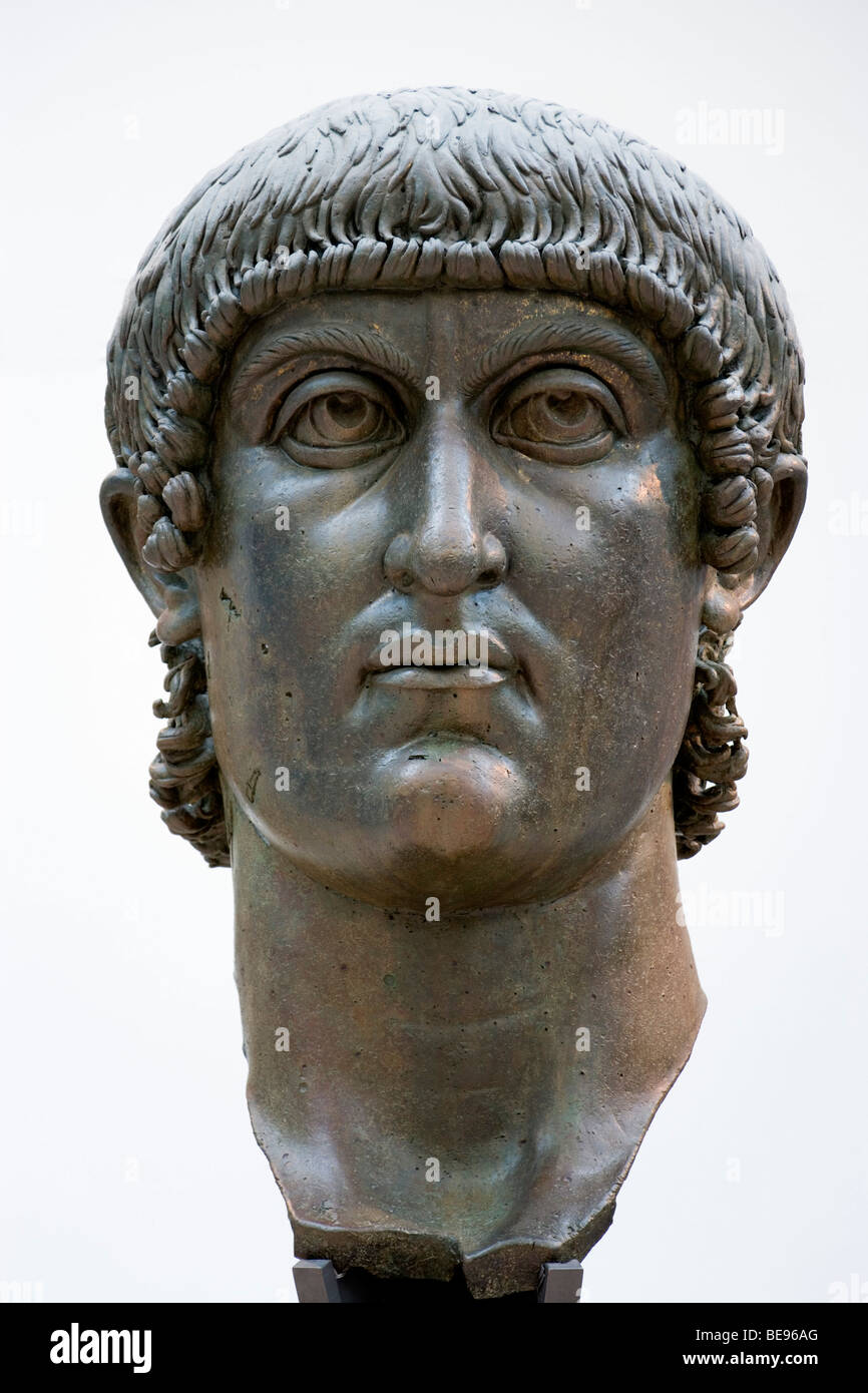 Colossus of constantine head sculpture hi-res stock photography and ...