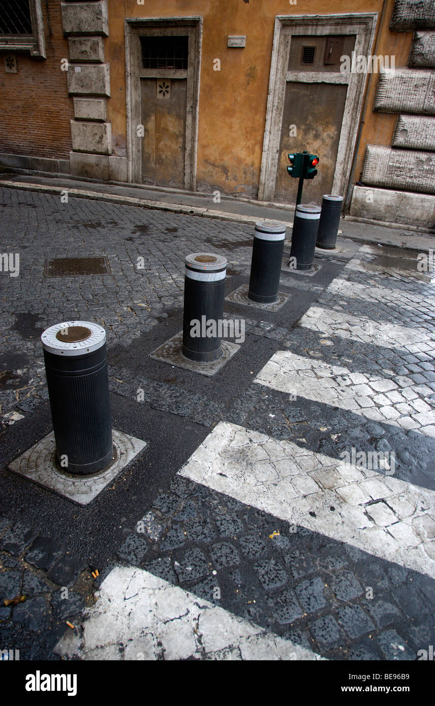 Security road bollards High Resolution Stock Photography and Images - Alamy