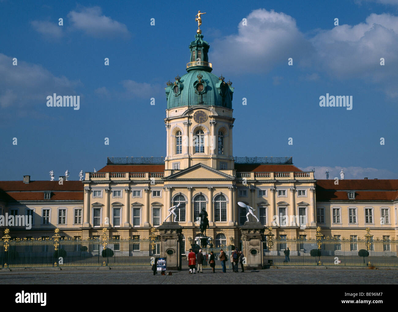 GERMANY Berlin Charlottenburg Palace Exterior facade of eighteenth ...