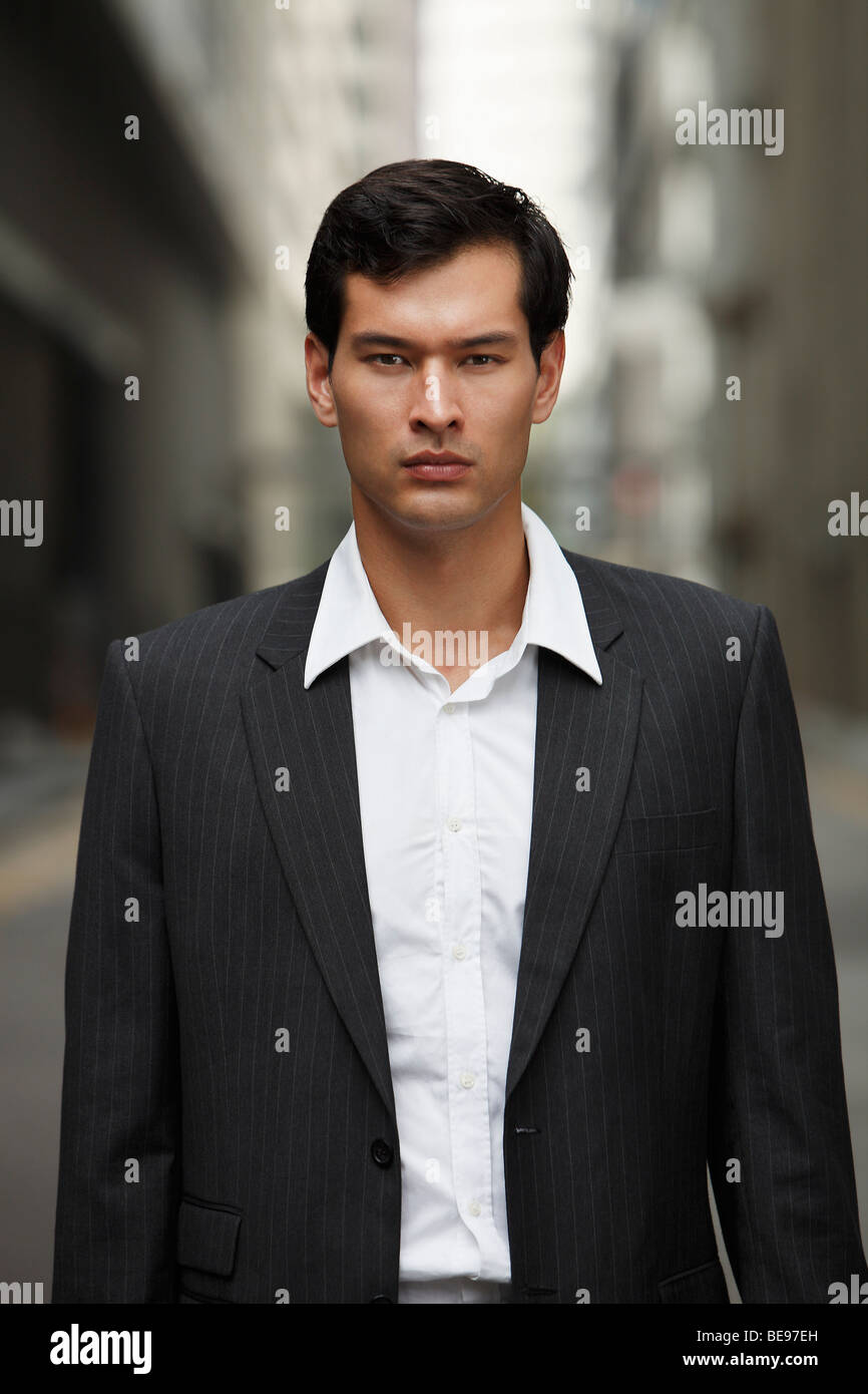 portrait of man in suit Stock Photo - Alamy