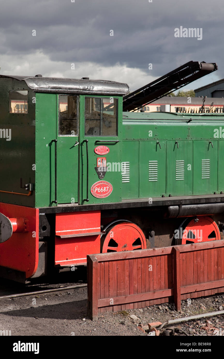 Ruston and Hornsby diesel shunter Stock Photo - Alamy