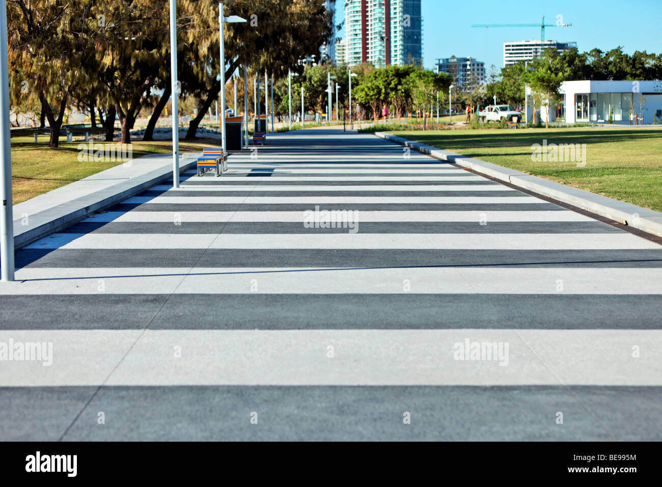 Wide pedestrian walkway hi-res stock photography and images - Alamy