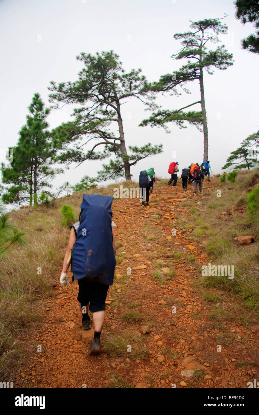 Trekking in Mt. Tapulao, Zambales Stock Photo - Alamy