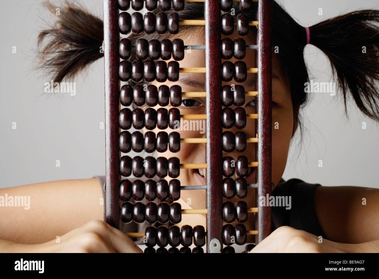 Woman half young face half old face hi-res stock photography and images ...