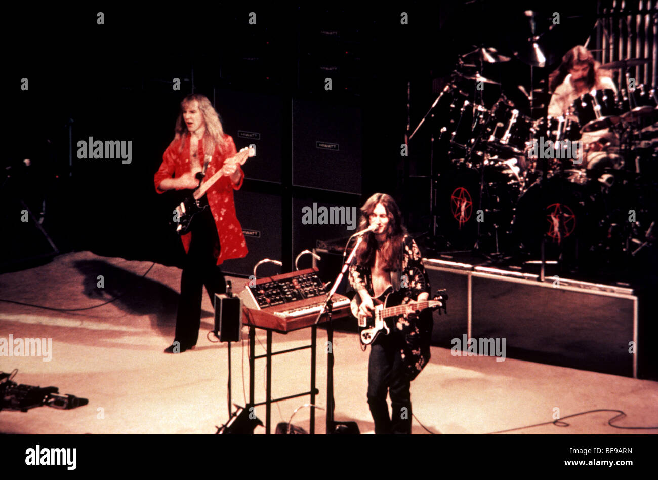 RUSH - Canadian rock group in 1982 Stock Photo - Alamy