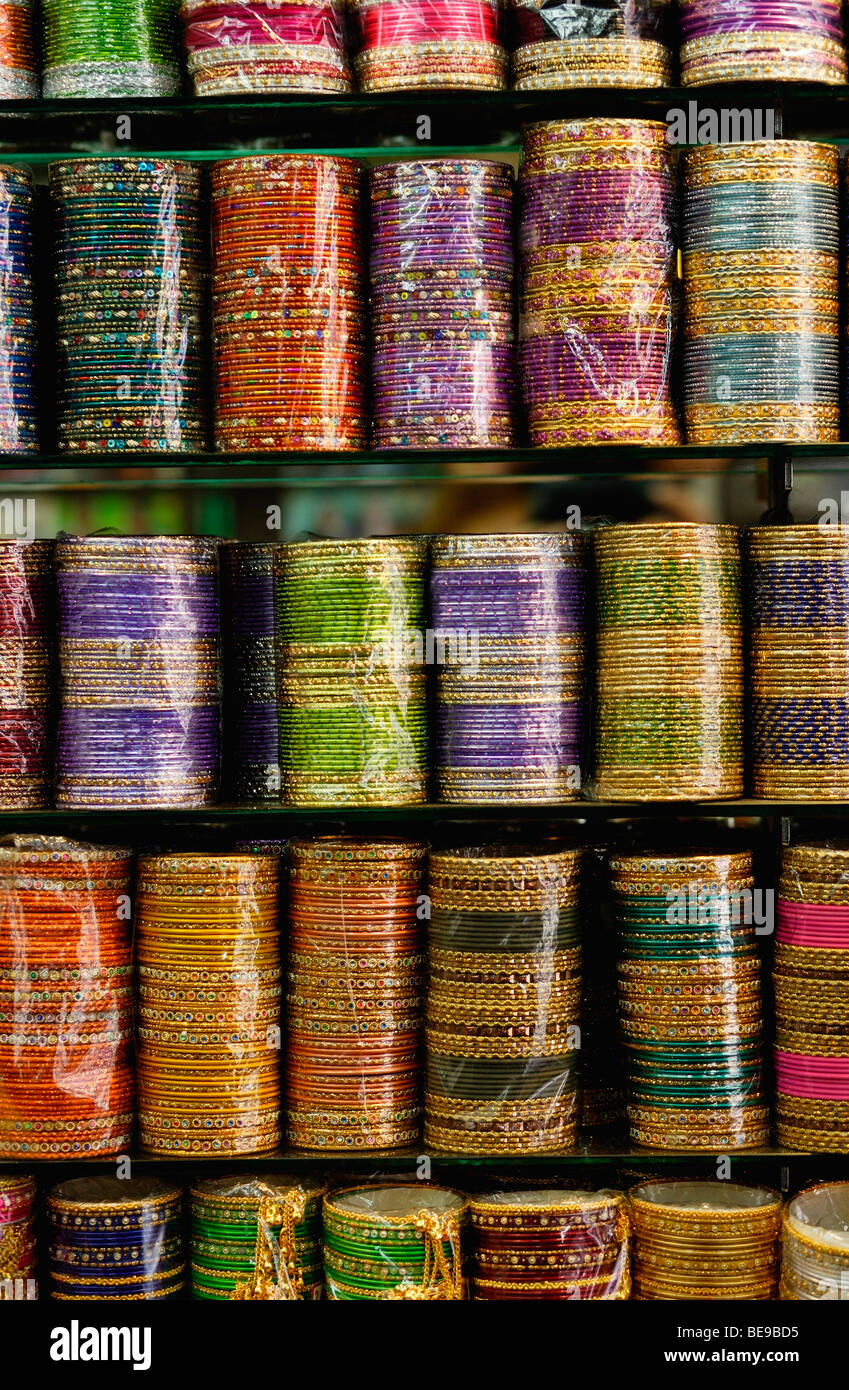 Bangles in a shop Stock Photo - Alamy