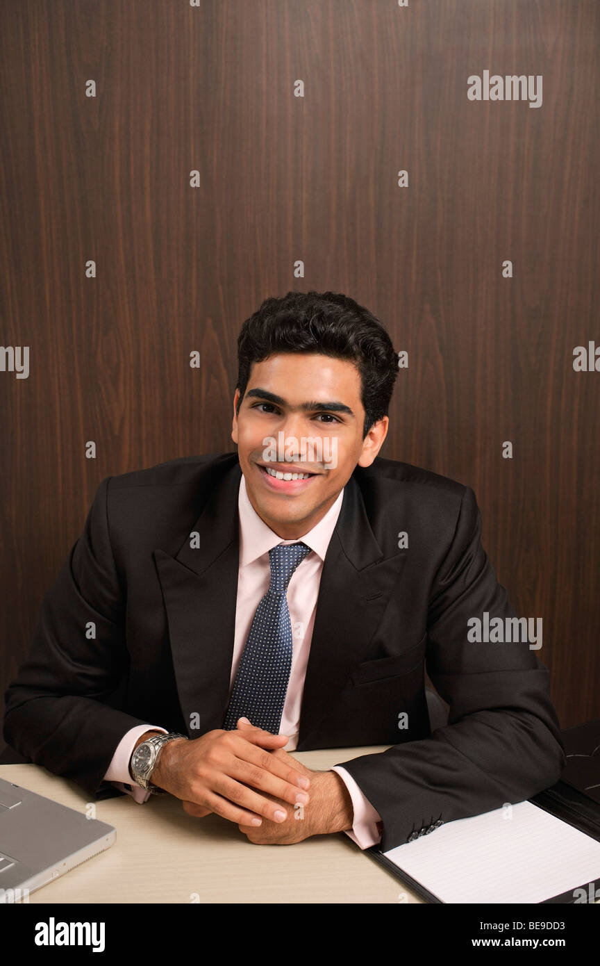 Portrait happy persian businessman hi-res stock photography and images ...