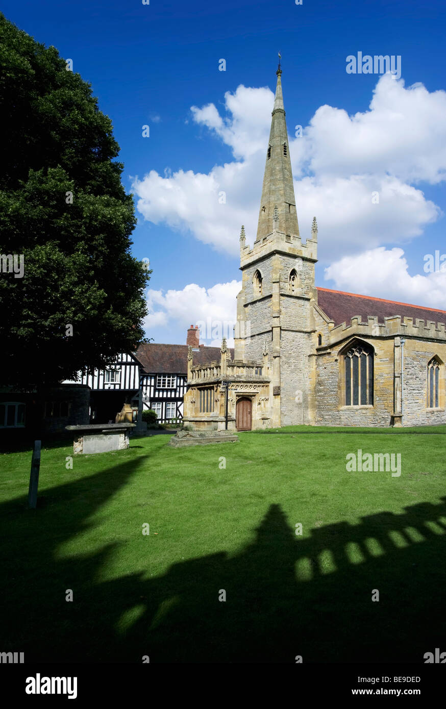Saints Anglican Church Evesham Worcestershire High Resolution Stock ...