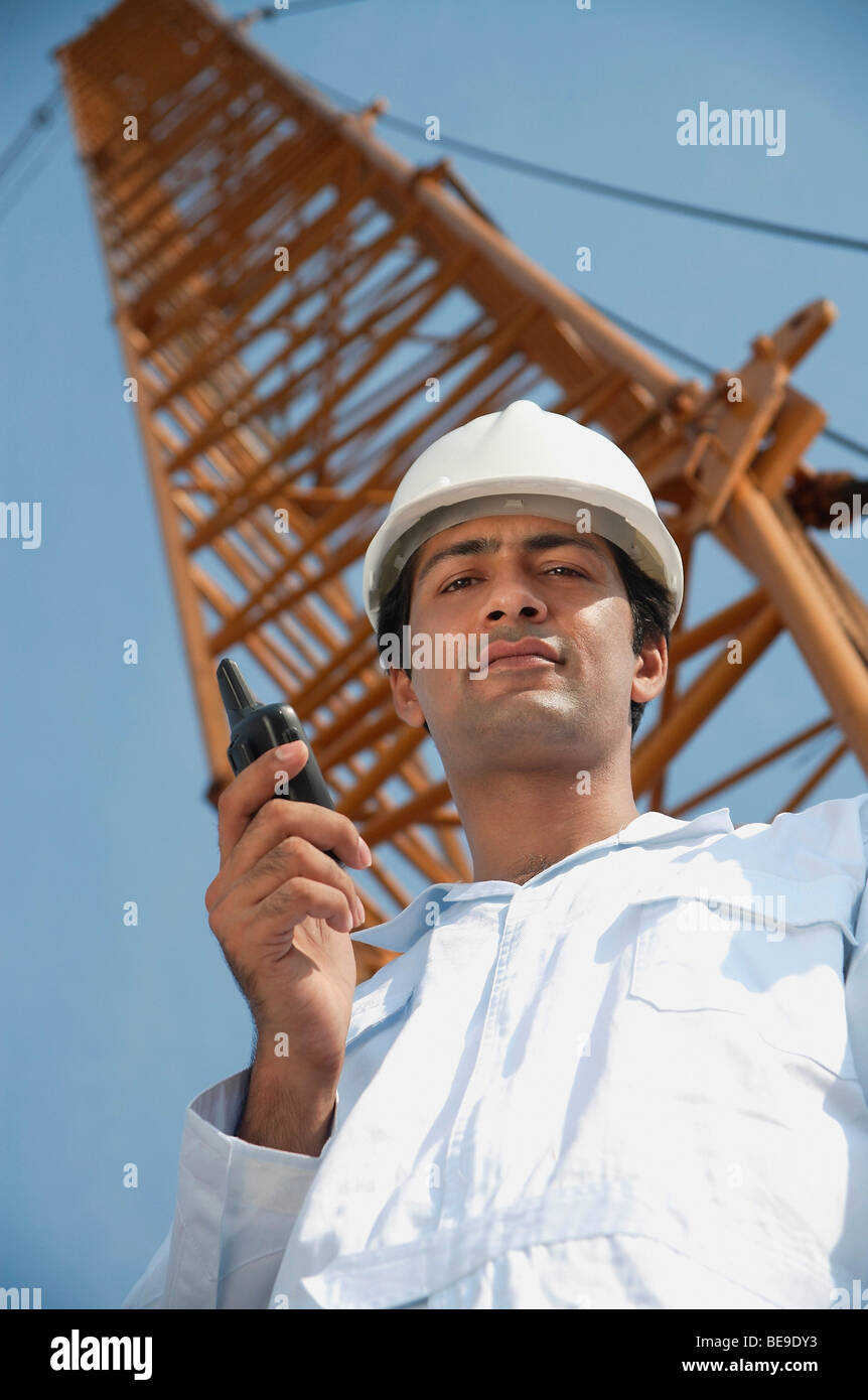 Man work in crane hi-res stock photography and images - Alamy