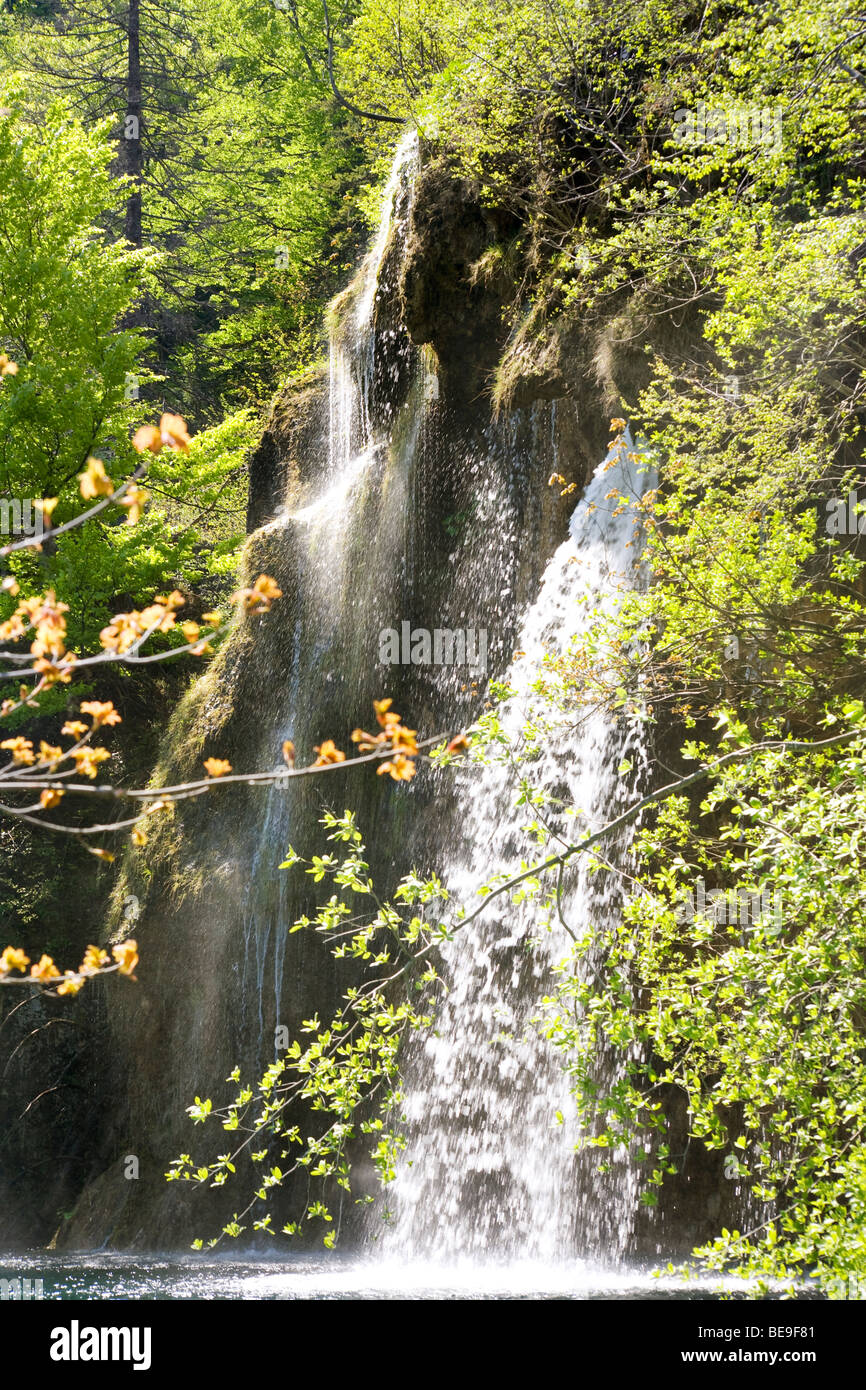 Waterfall in Plitvice Lakes National Park, Croatia Stock Photo - Alamy