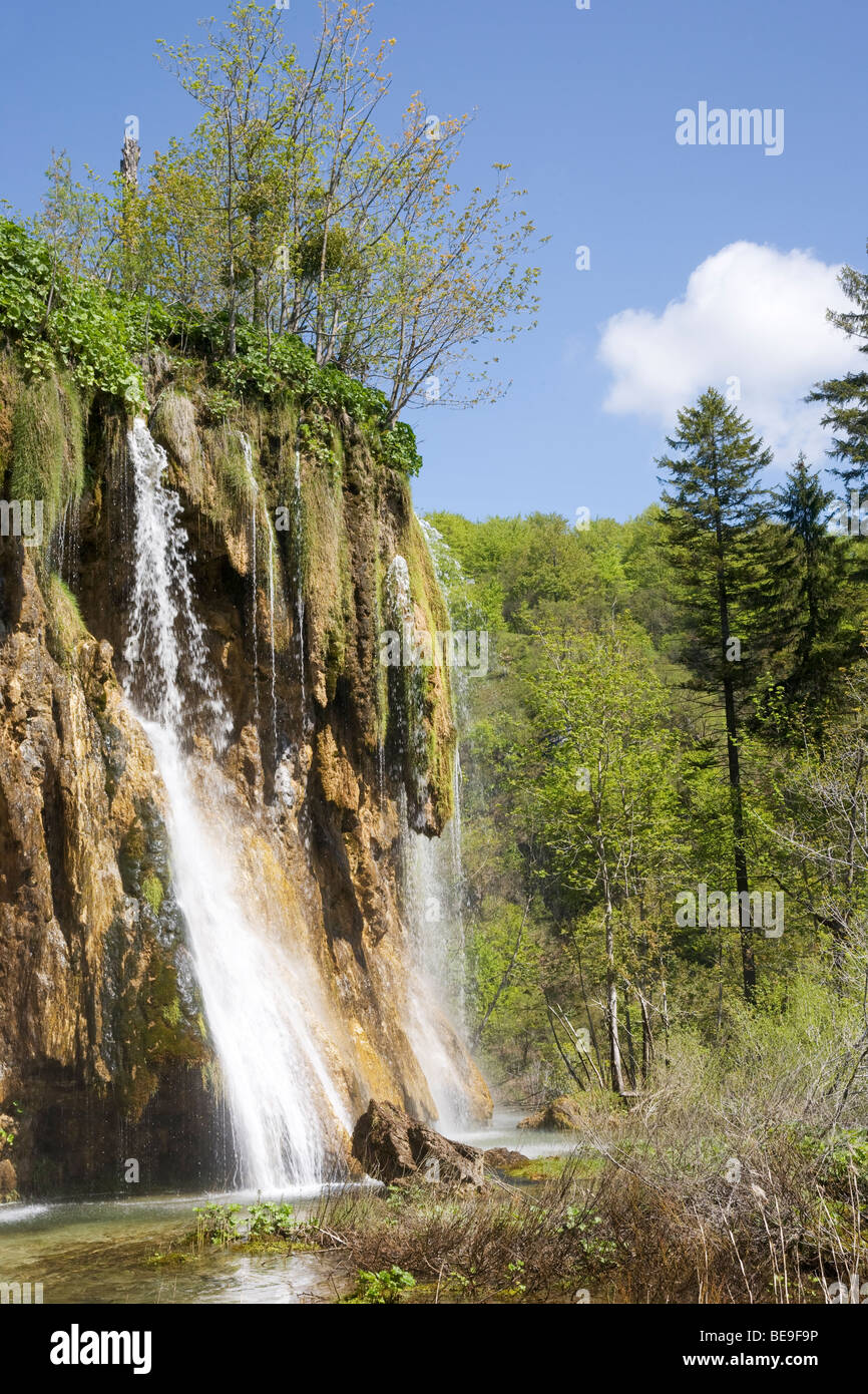 Waterfall in Plitvice Lakes National Park, Croatia Stock Photo - Alamy