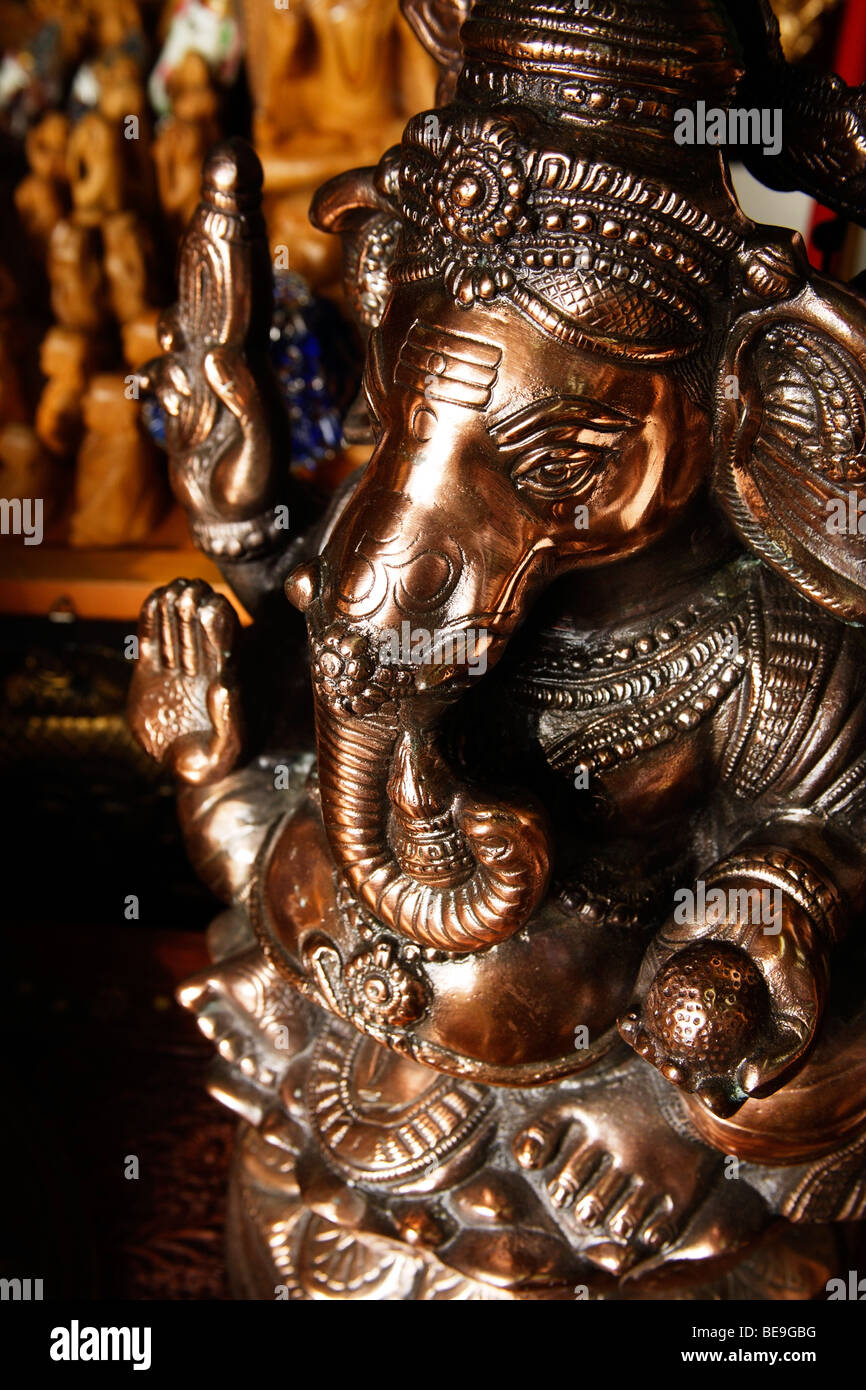 Bronze Elephant God, Ganesh Stock Photo - Alamy