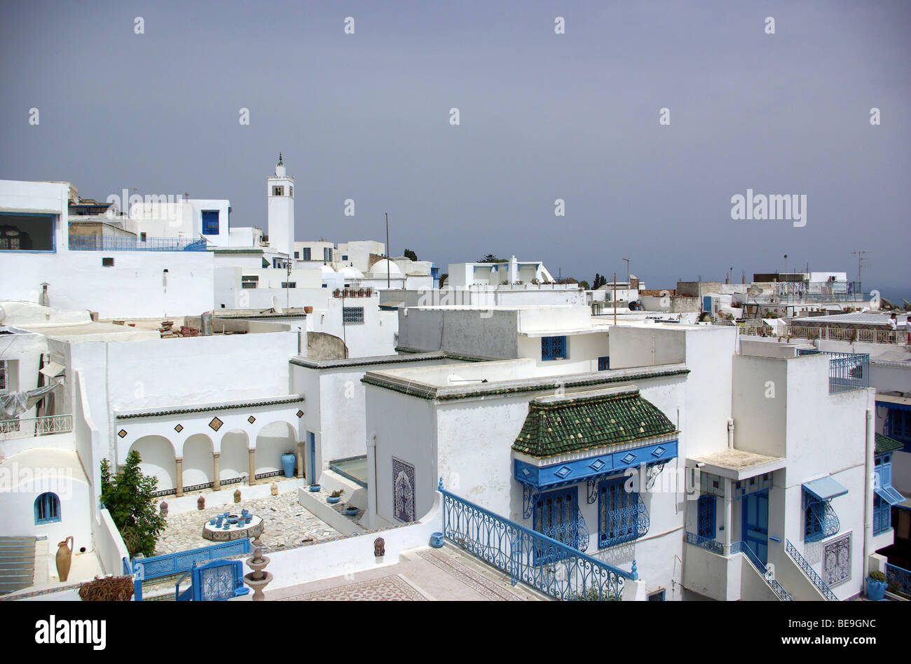 Tunisia : Sidi Bou Saïd Stock Photo - Alamy