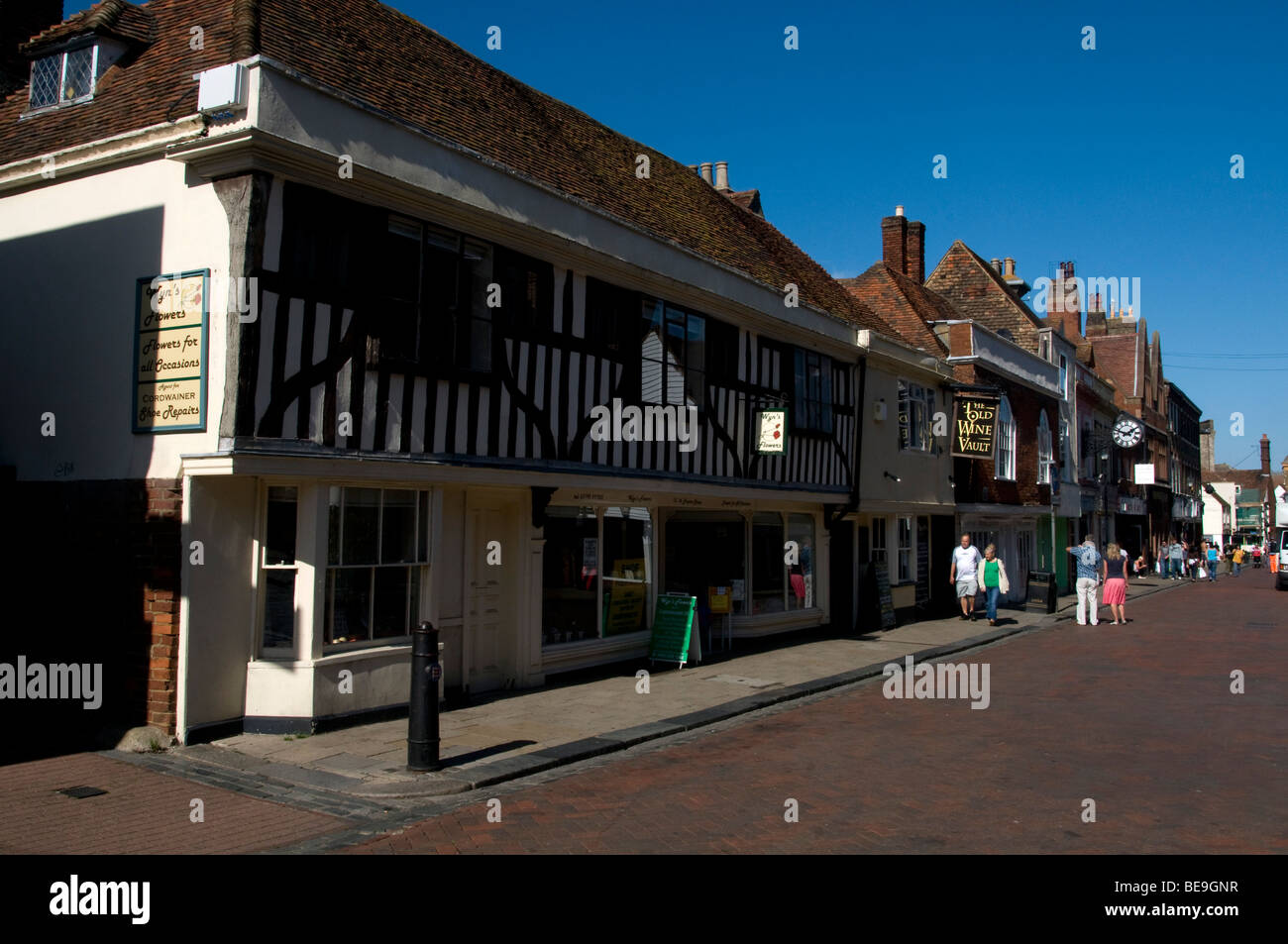Faversham Town Kent england UK preston street Stock Photo - Alamy