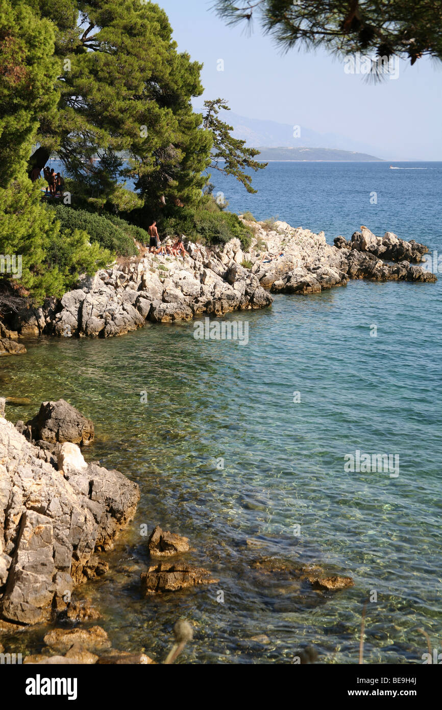 Croatia. Island Rab. Suha Punta Stock Photo - Alamy