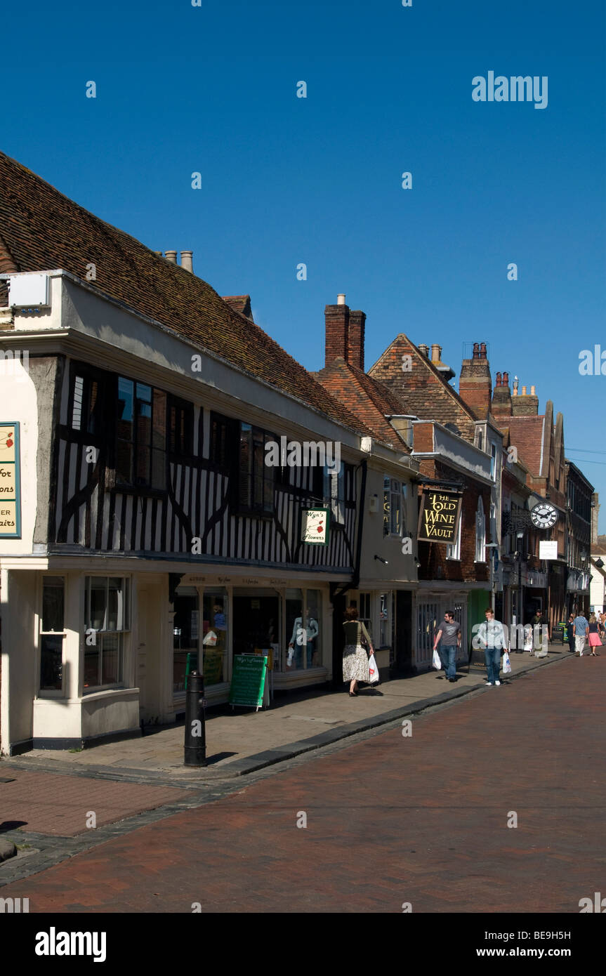 Faversham Town Kent england UK preston street Stock Photo - Alamy