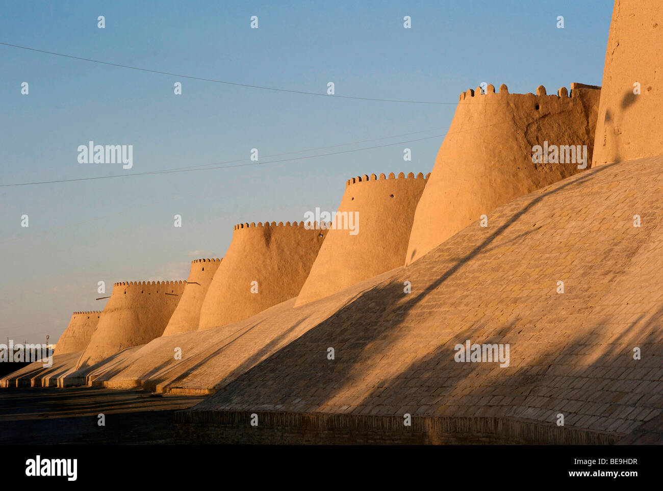 Khiva (Uzbekistan) : Fortifications Stock Photo - Alamy